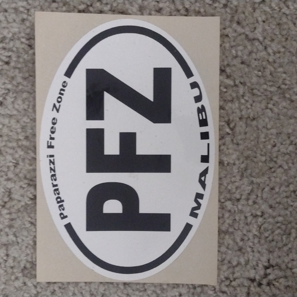 Paparazzi free zone | Other | Paparazzi Free Zone Sticker For Sale ...